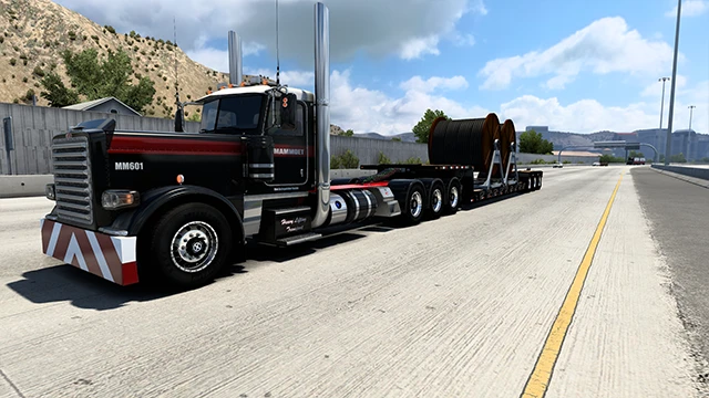 Mammoet 379/389 Ruda Peterbilt for American Truck Simulator - TruckyMods
