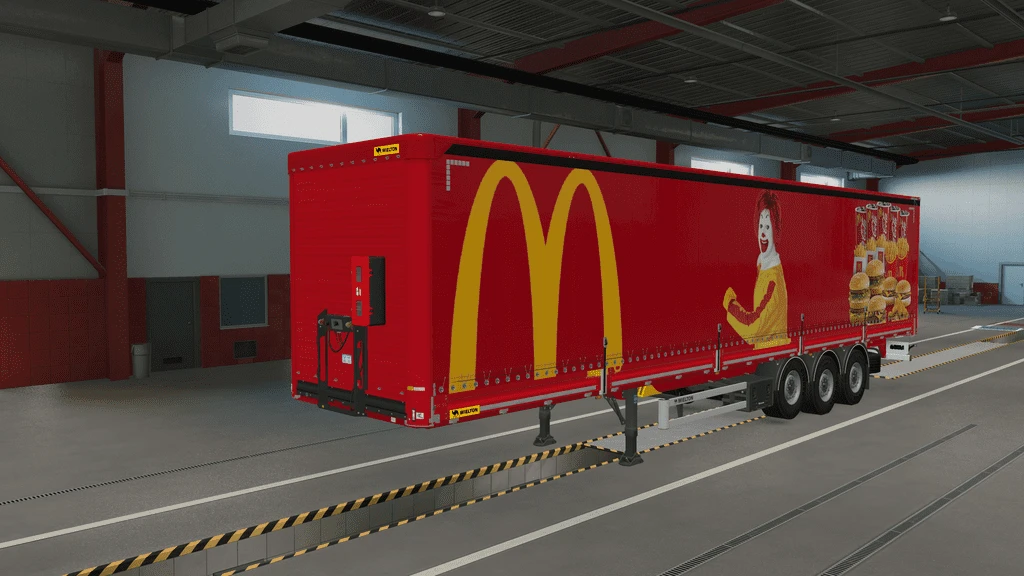 McDonald's Skin Budle ETS2 for Euro Truck Simulator 2 - TruckyMods
