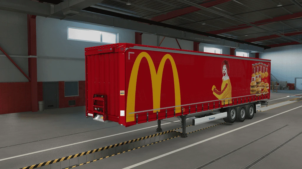 McDonald's Skin Budle ETS2 for Euro Truck Simulator 2 - TruckyMods