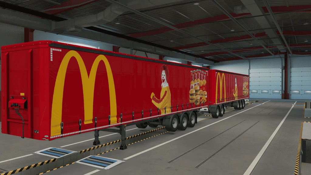 McDonald's Skin Budle ETS2 for Euro Truck Simulator 2 - TruckyMods