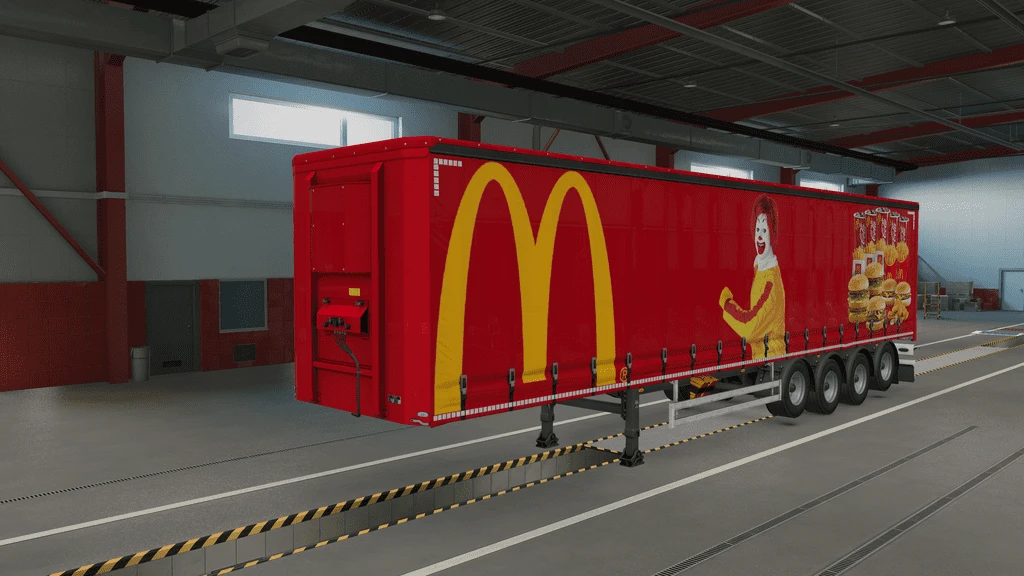 McDonald's Skin Budle ETS2 for Euro Truck Simulator 2 - TruckyMods