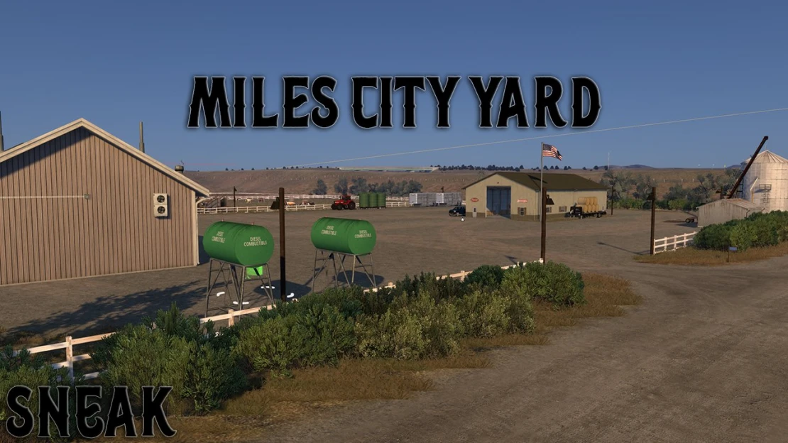 Miles City, MT Yard ATS Expansion Addon for American Truck Simulator - TruckyMods