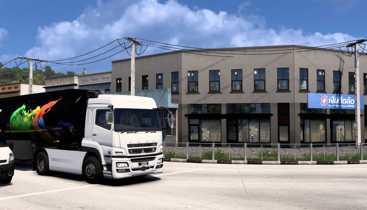 Mitsubishi Fuso Super Great Traffic Tweaks for Euro Truck Simulator 2 ...