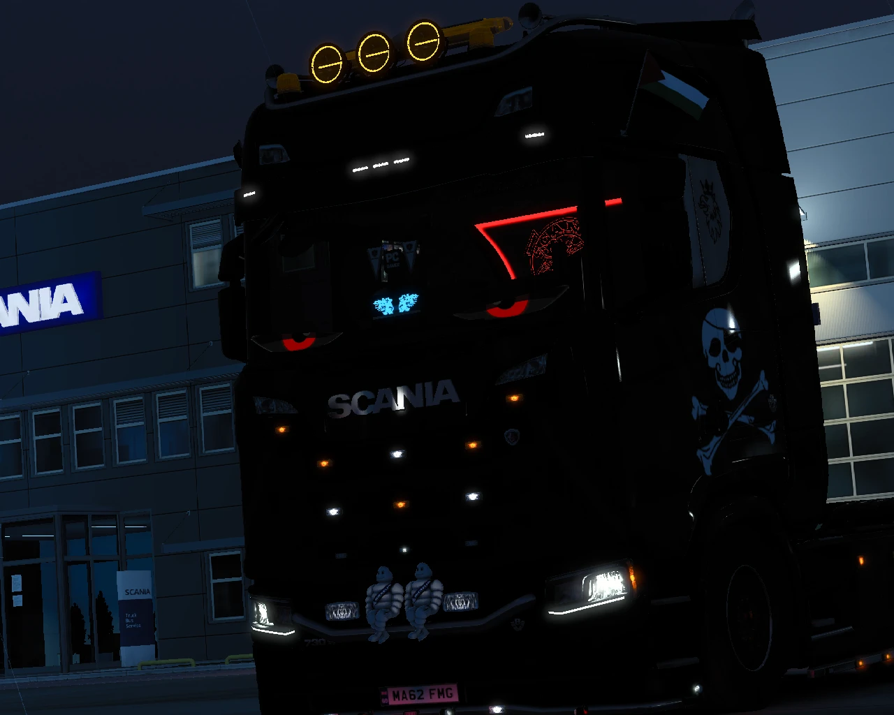Mod LED Eyes V2.0 For All Trucks 1.53 for Euro Truck Simulator 2 ...