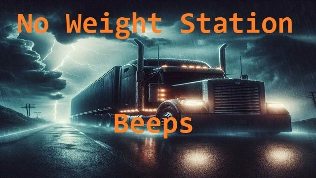 No Weight Station Beeps for American Truck Simulator - TruckyMods