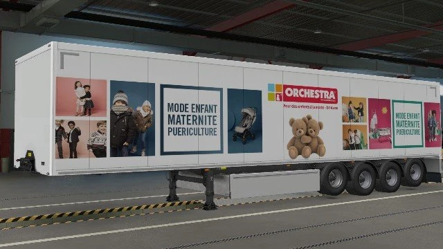 Orchestra Trailer - SCS trailers + Krone + AI for Euro Truck Simulator ...