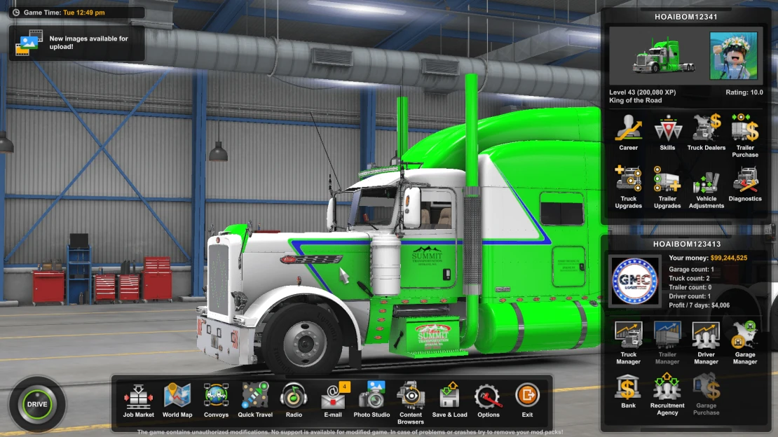 Profile For ProMods Canada v1.2.3 v1.47 for American Truck Simulator ...