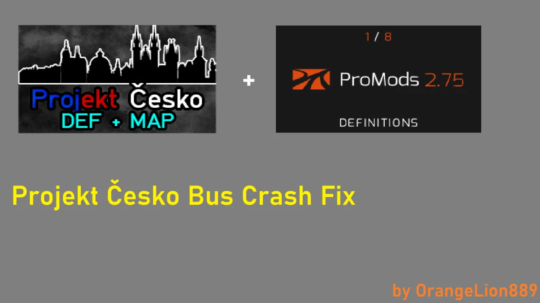 Download [Obsolete] Projekt Cesko Bus Crash Fix - 1.0 created by OrangeLion889 - TruckyMods