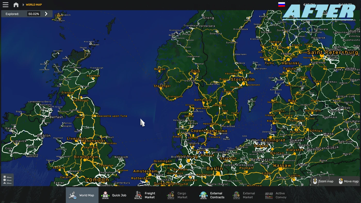 ProMods city names sizes & positions adjuster for Euro Truck Simulator ...