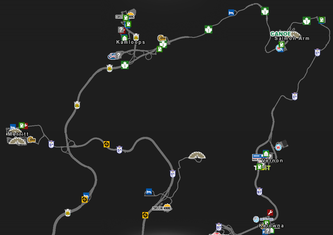 ProMods New Map Icons ATS for American Truck Simulator - TruckyMods