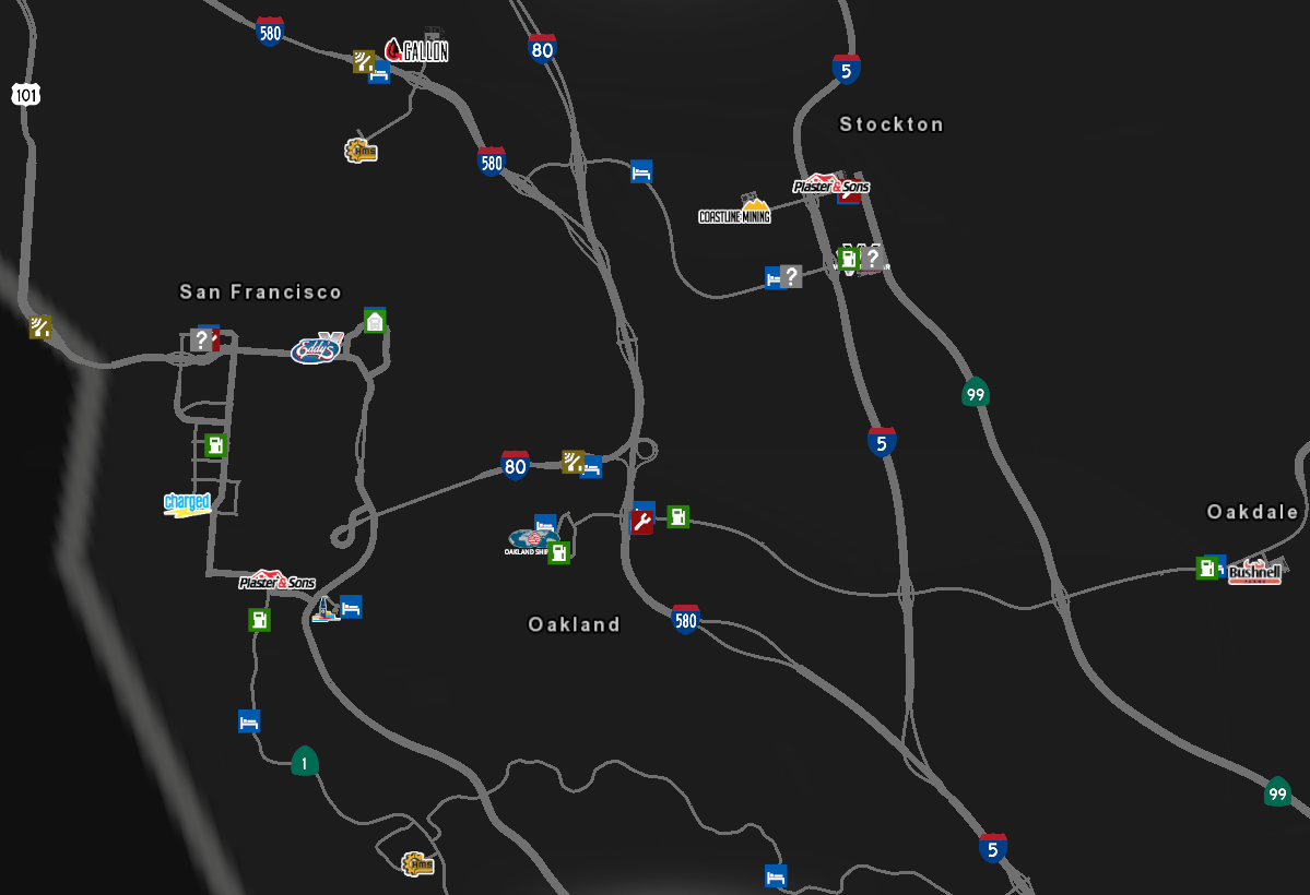 ProMods New Map Icons ATS for American Truck Simulator - TruckyMods