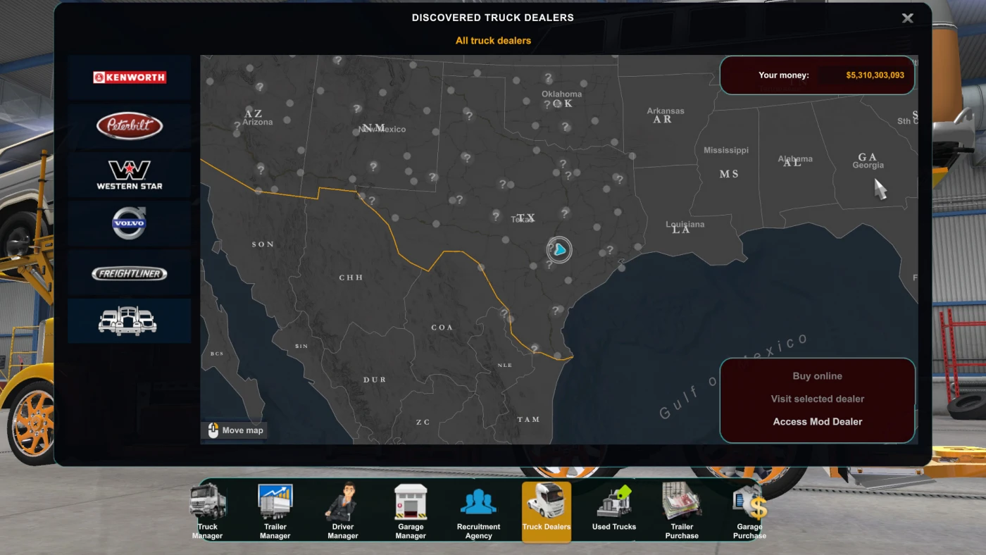 Refresh Icons Menu ATS for American Truck Simulator - TruckyMods
