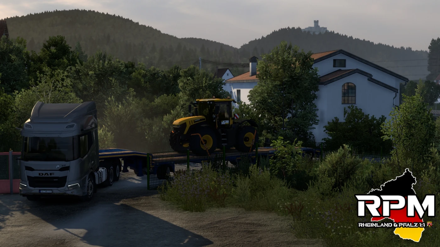 RPM Rheinland und Pfalz Map 1:1 Scale for Euro Truck Simulator 2 ...