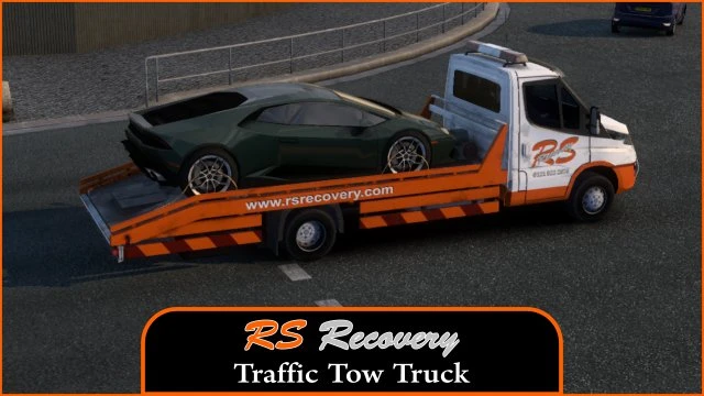 RS Recovery Tow Truck Traffic for Euro Truck Simulator 2 - TruckyMods