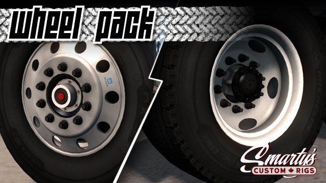 [SCR] Smarty's Wheel Pack for American Truck Simulator - TruckyMods