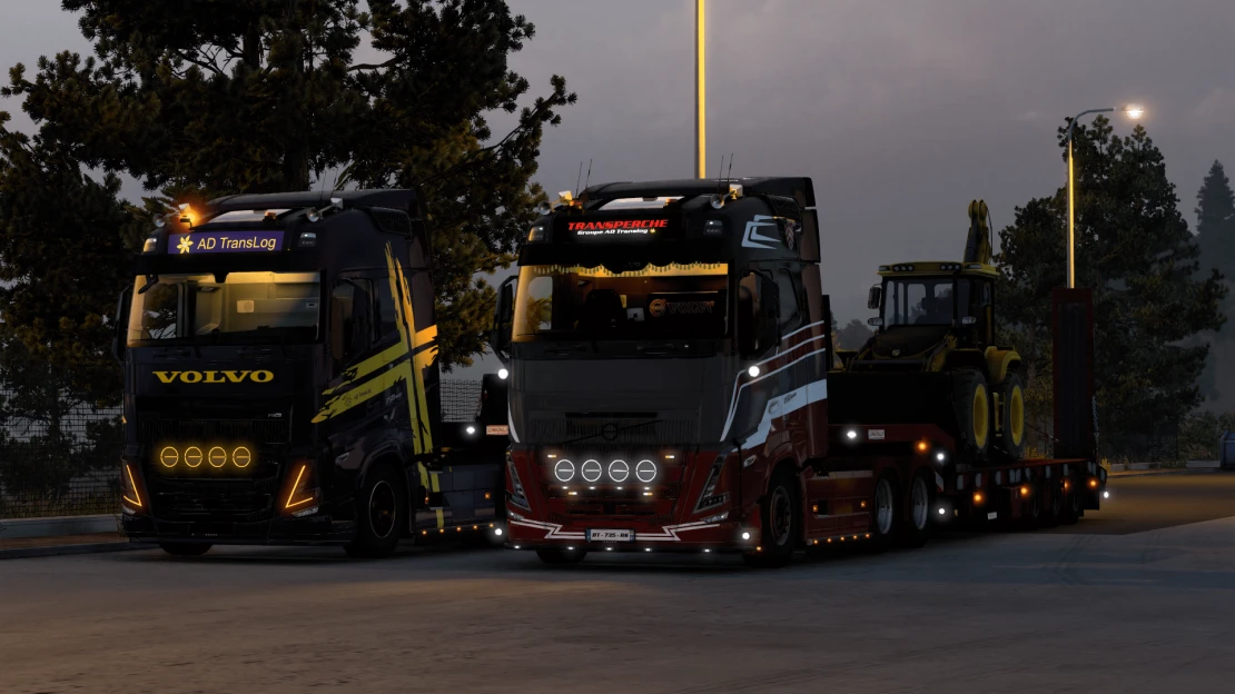 Skin groupe AD TransLog Volvo fh 2022 sanax for Euro Truck Simulator 2 - TruckyMods