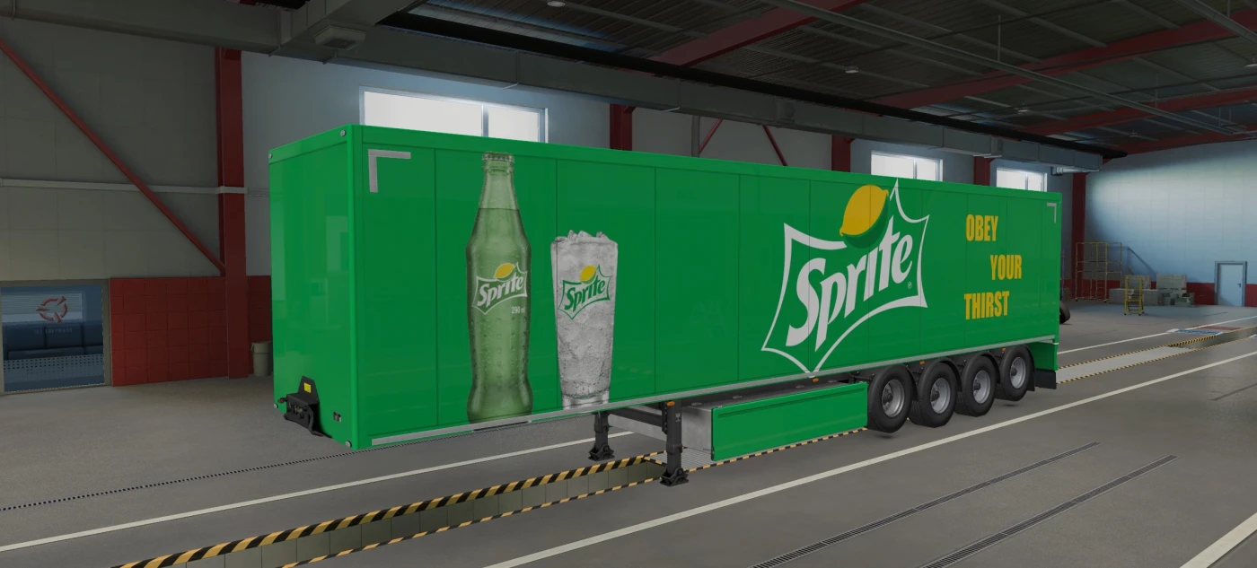 Sprite Trailer - SCS trailers + Krone + AI for Euro Truck Simulator 2 ...