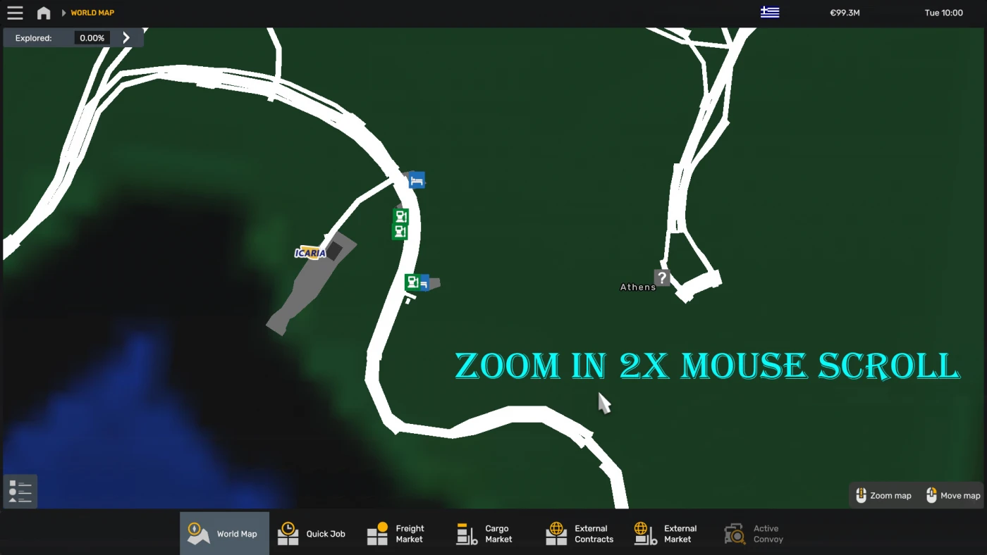 The World Background Map ETS2 for Euro Truck Simulator 2 - TruckyMods