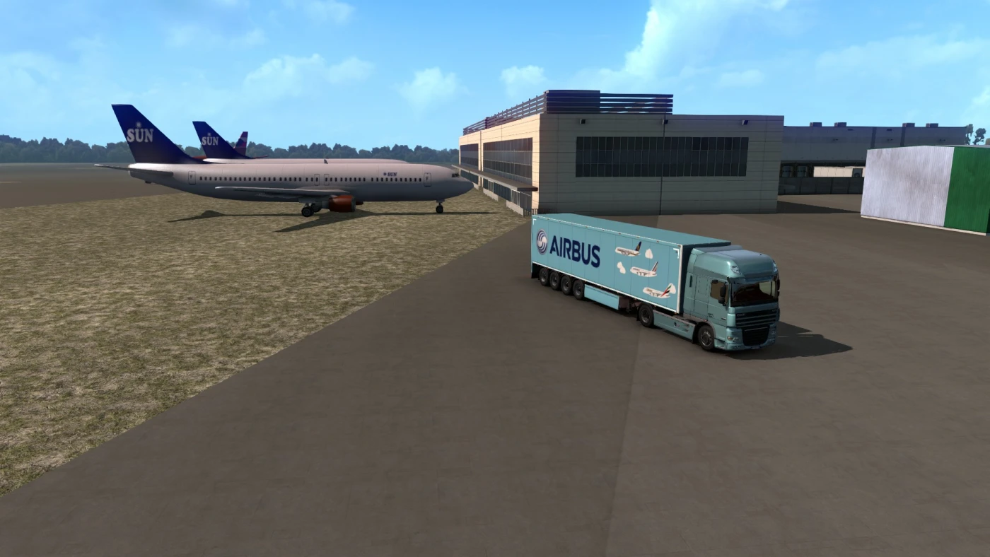 Trailer Airbus - SCS trailers + Krone + AI for Euro Truck Simulator 2 ...
