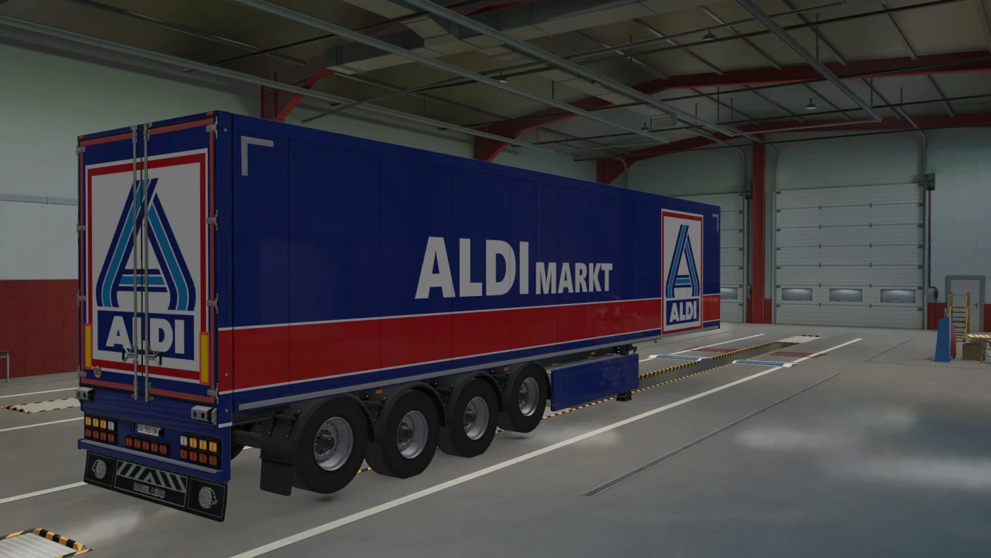 Trailer Aldi Markt - SCS trailers + Krone + AI for Euro Truck Simulator ...