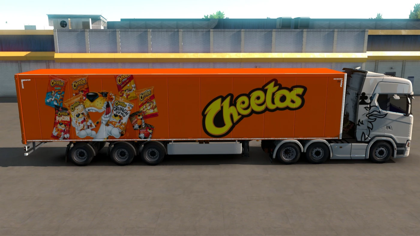 Trailer Cheetos - SCS trailers + Krone + AI for Euro Truck Simulator 2 ...