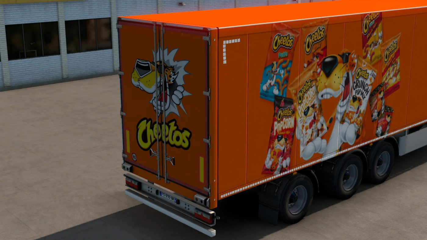 Trailer Cheetos - SCS trailers + Krone + AI for Euro Truck Simulator 2 ...