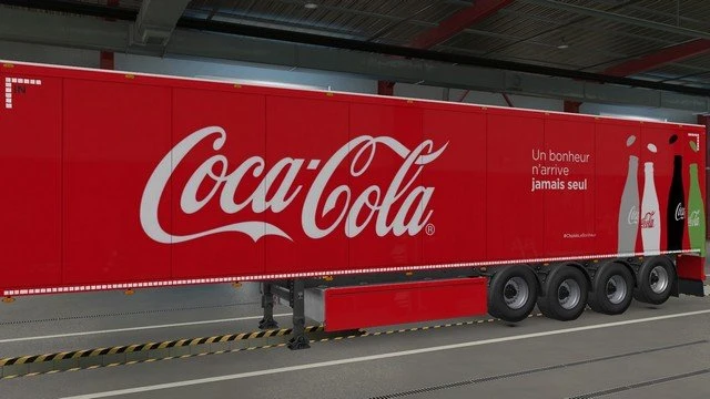 Download Trailer Coca-Cola - SCS trailers + Krone + AI - 1.01 created ...