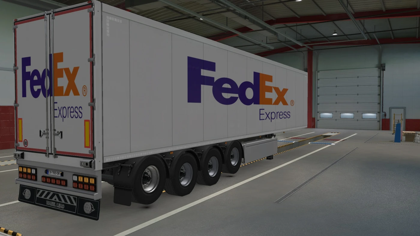 Trailer FedEx Express - SCS trailers + Krone + AI for Euro Truck ...
