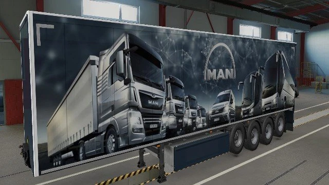 Trailer MAN for Euro Truck Simulator 2 - TruckyMods