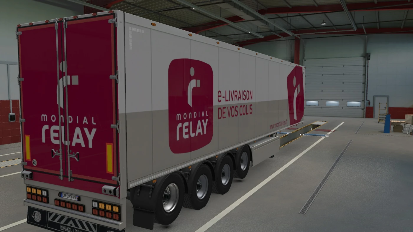 Trailer Mondial Relay for Euro Truck Simulator 2 - TruckyMods