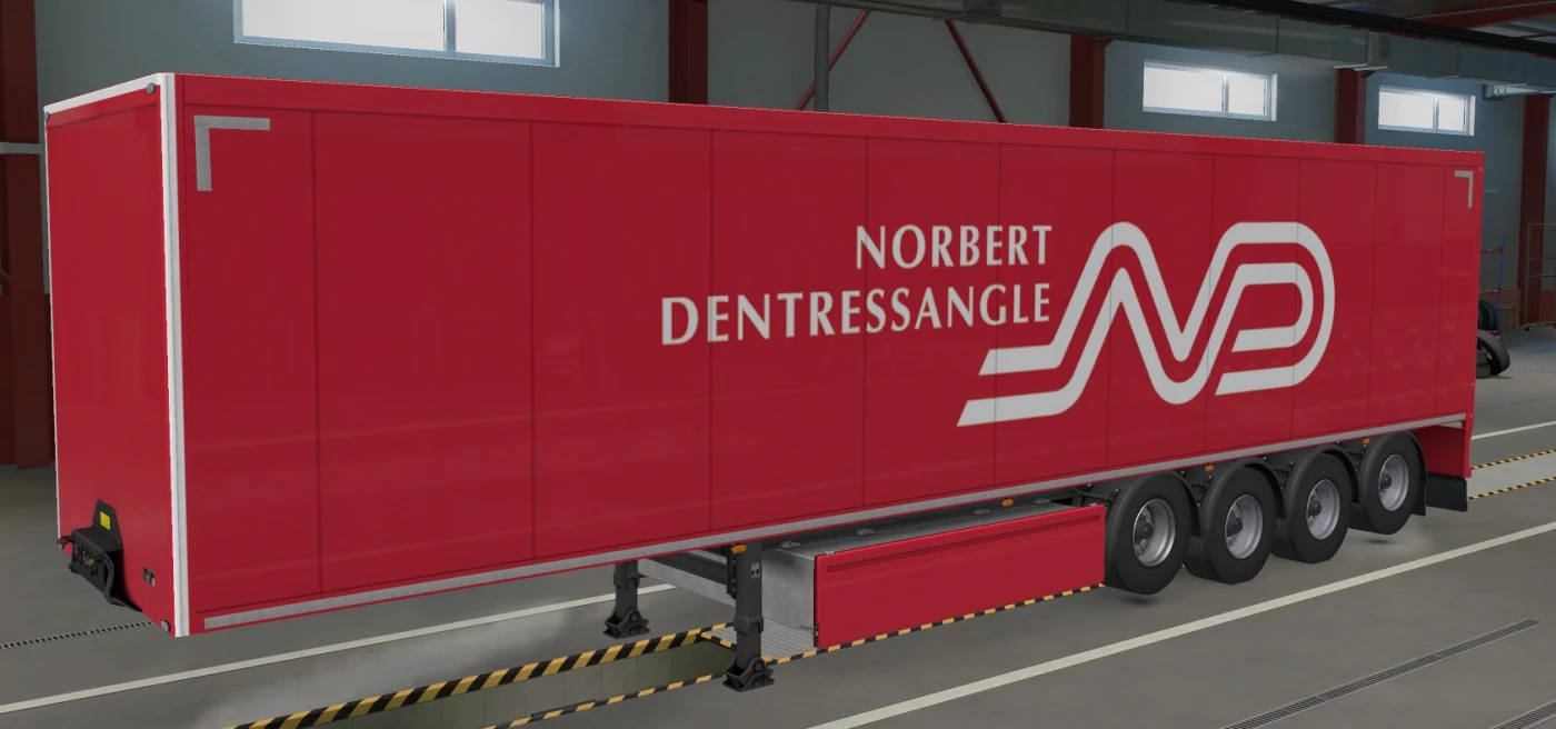 Trailer Norbert Dentressangle for Euro Truck Simulator 2 - TruckyMods