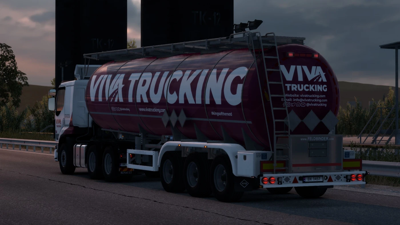 Viva Trucking ETS2 Company Trailer Paint Jobs for Euro Truck Simulator ...