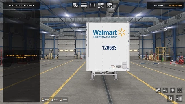 Walmart Trailer Skin for B4RTS Great Dane Everest for American Truck ...