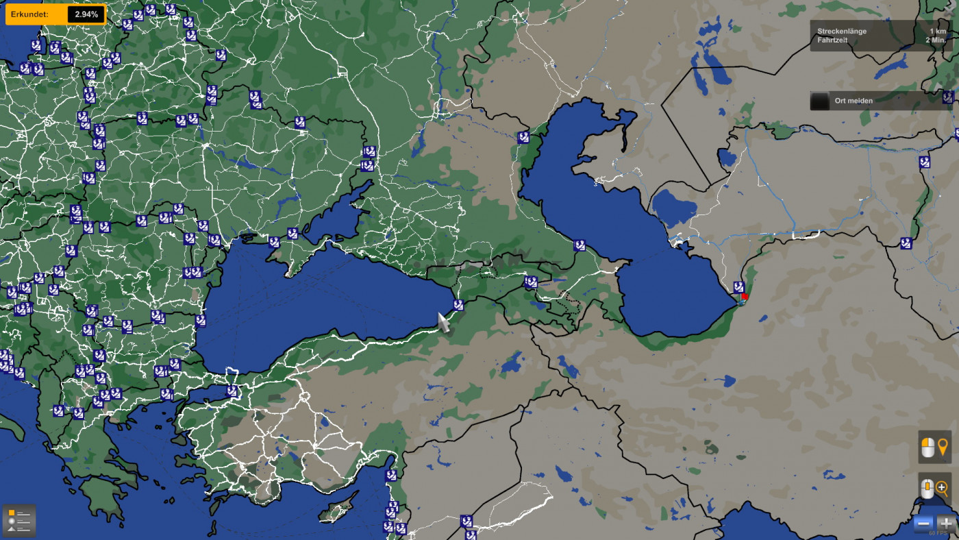 Worlds Combined Background Map for Euro Truck Simulator 2 - TruckyMods